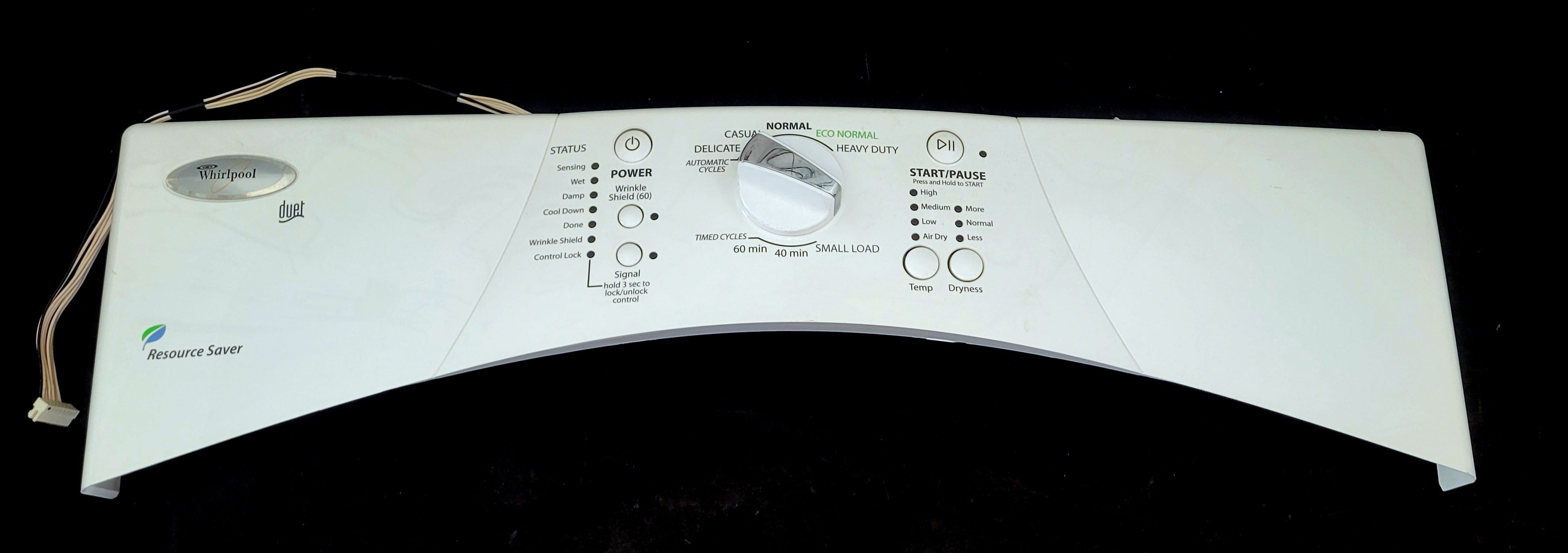 W10215747 Maytag Dryer White Control Panel Console – Good Appliance