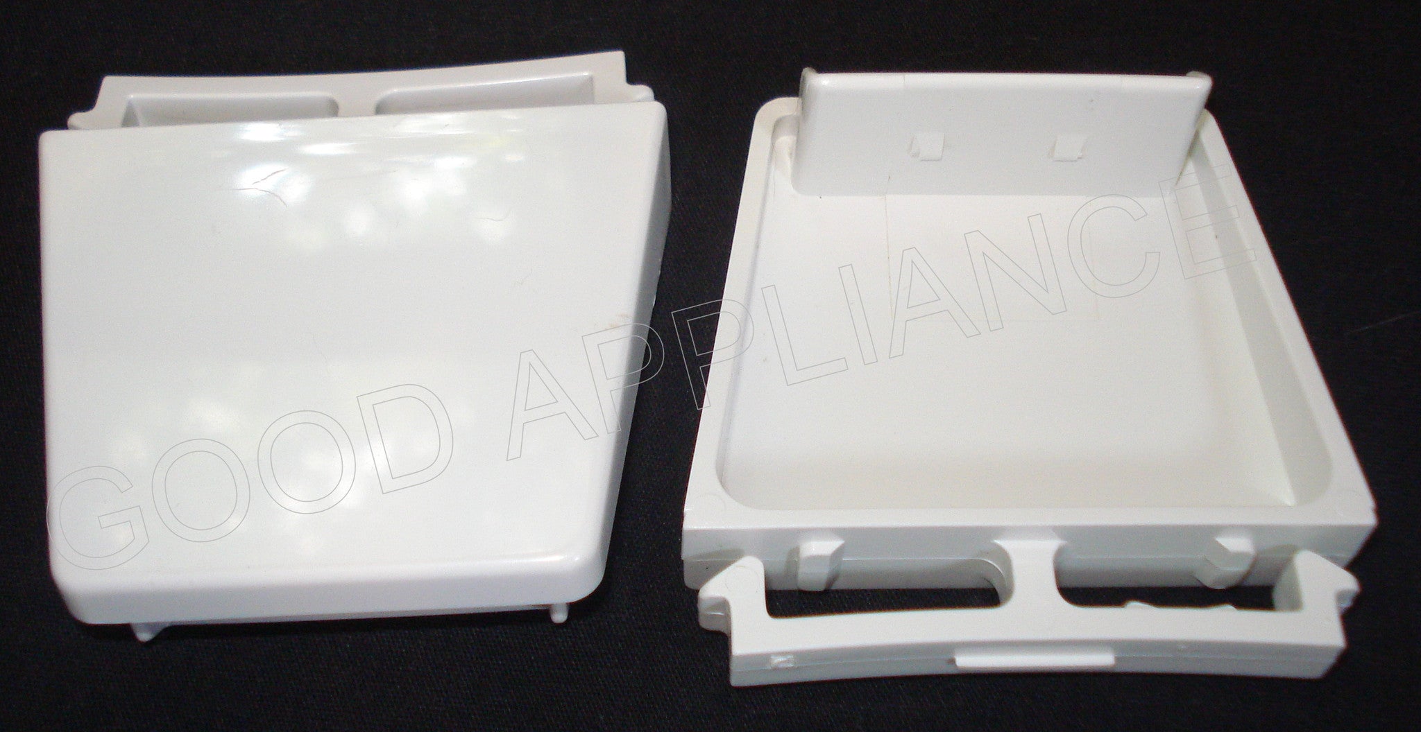 1106861 4318297 Whirlpool Refrigerator Door Shelf End Cap Kit Set of 2 ...