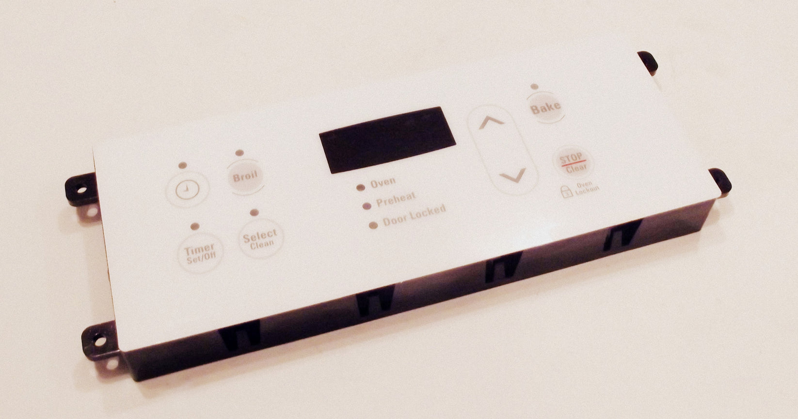 316419107 Frigidaire Range White Electronic Clock Oven Control OVERLAY ...