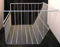 WR21X10086 GE Refrigerator White Wire Freezer Basket – Good Appliance