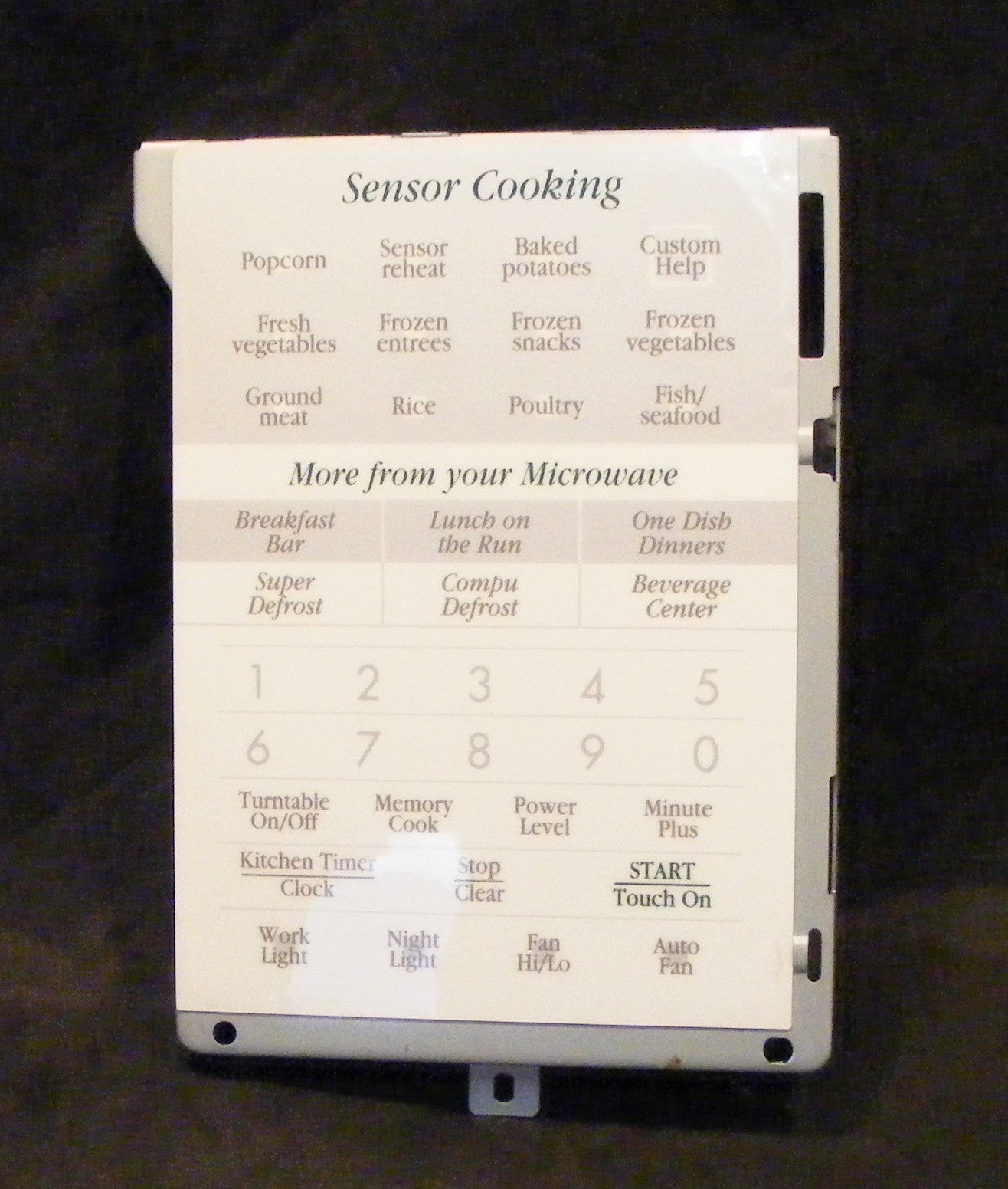 FUNTKB213MRE0 Sharp Microwave White Control Panel Key Unit – Good Appliance