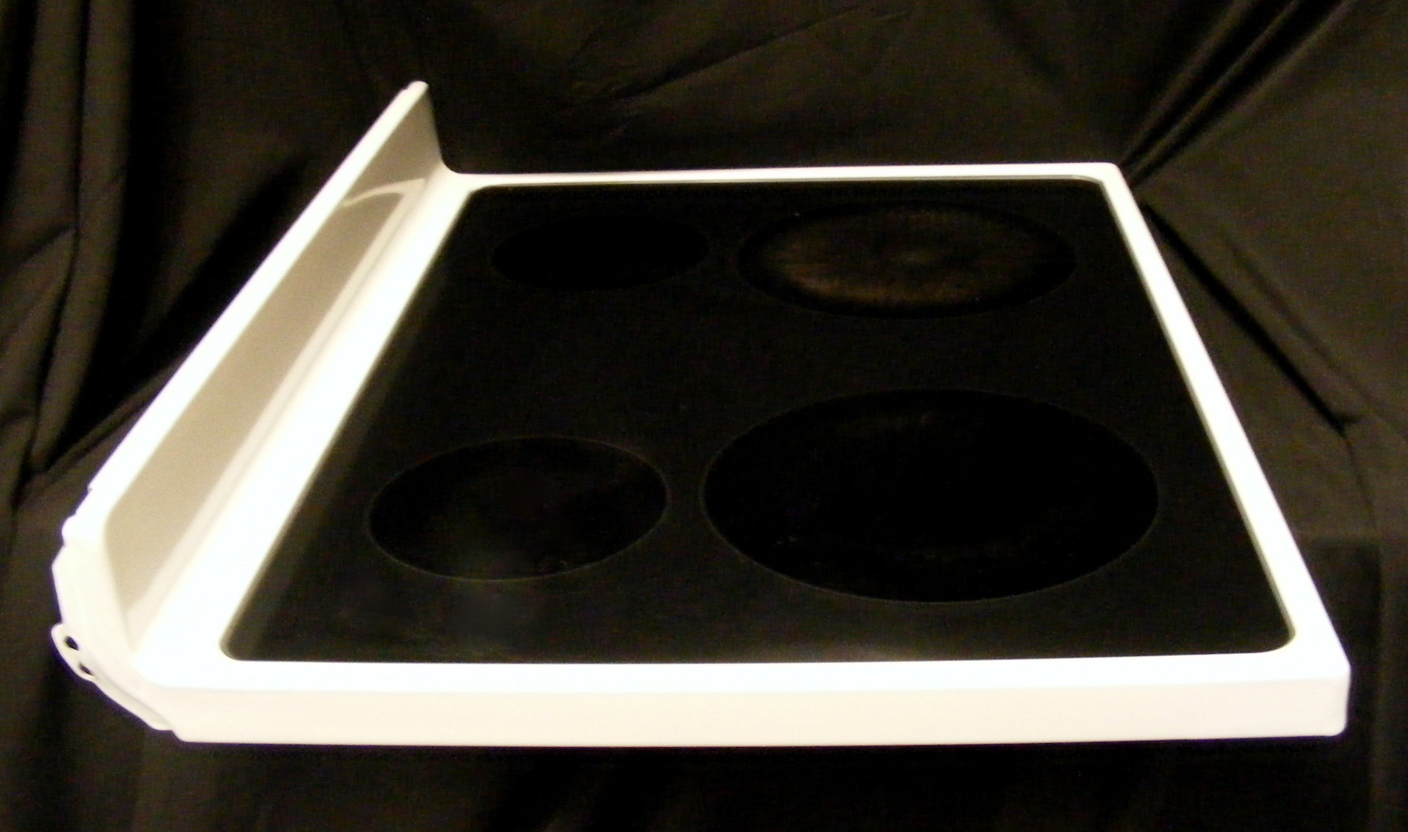 W10245804 Whirlpool White Range Black Glass Cook Top – Good Appliance
