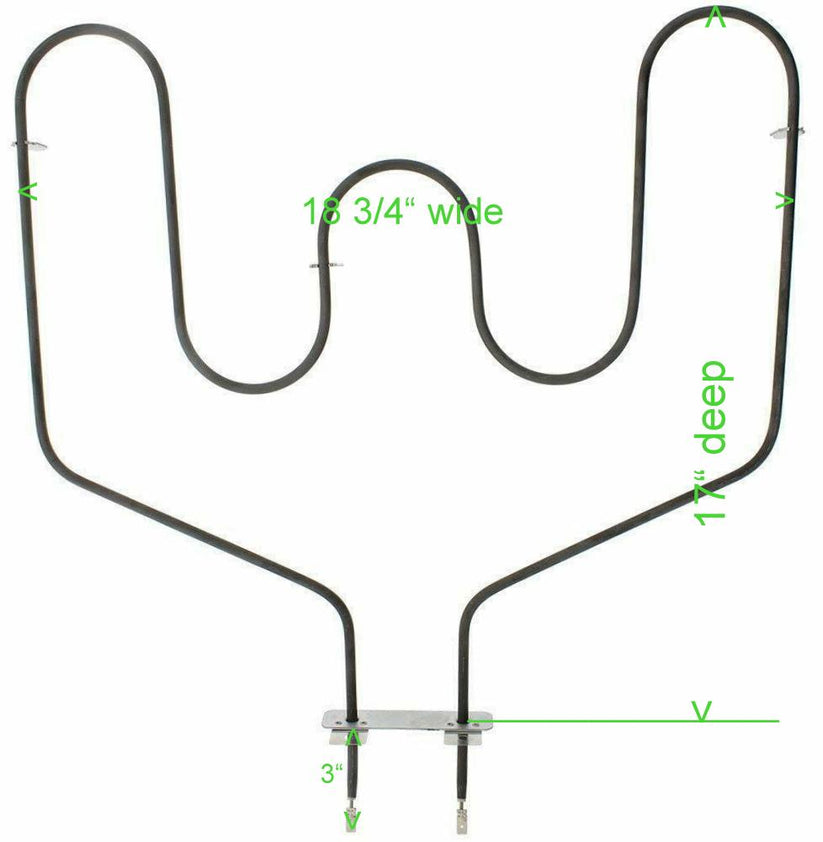 WB44T10011 GE Range Oven Bake Element 1 Year Warranty – Good Appliance