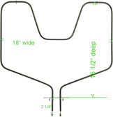 WB44x10009 ERB44x10009 GE Range Bake Element 1 Year Warranty – Good ...