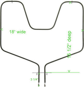WB44x10009 ERB44x10009 GE Range Bake Element 1 Year Warranty – Good ...