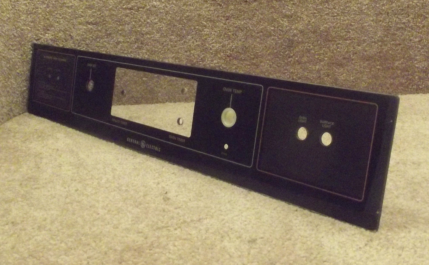 WB61X324 GE Range Black Glass Backguard – Good Appliance