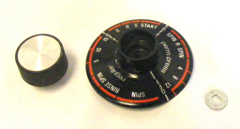 WH11X132 WH1x2580 GE Stack Unit Washer Black Timer Control Knob Set